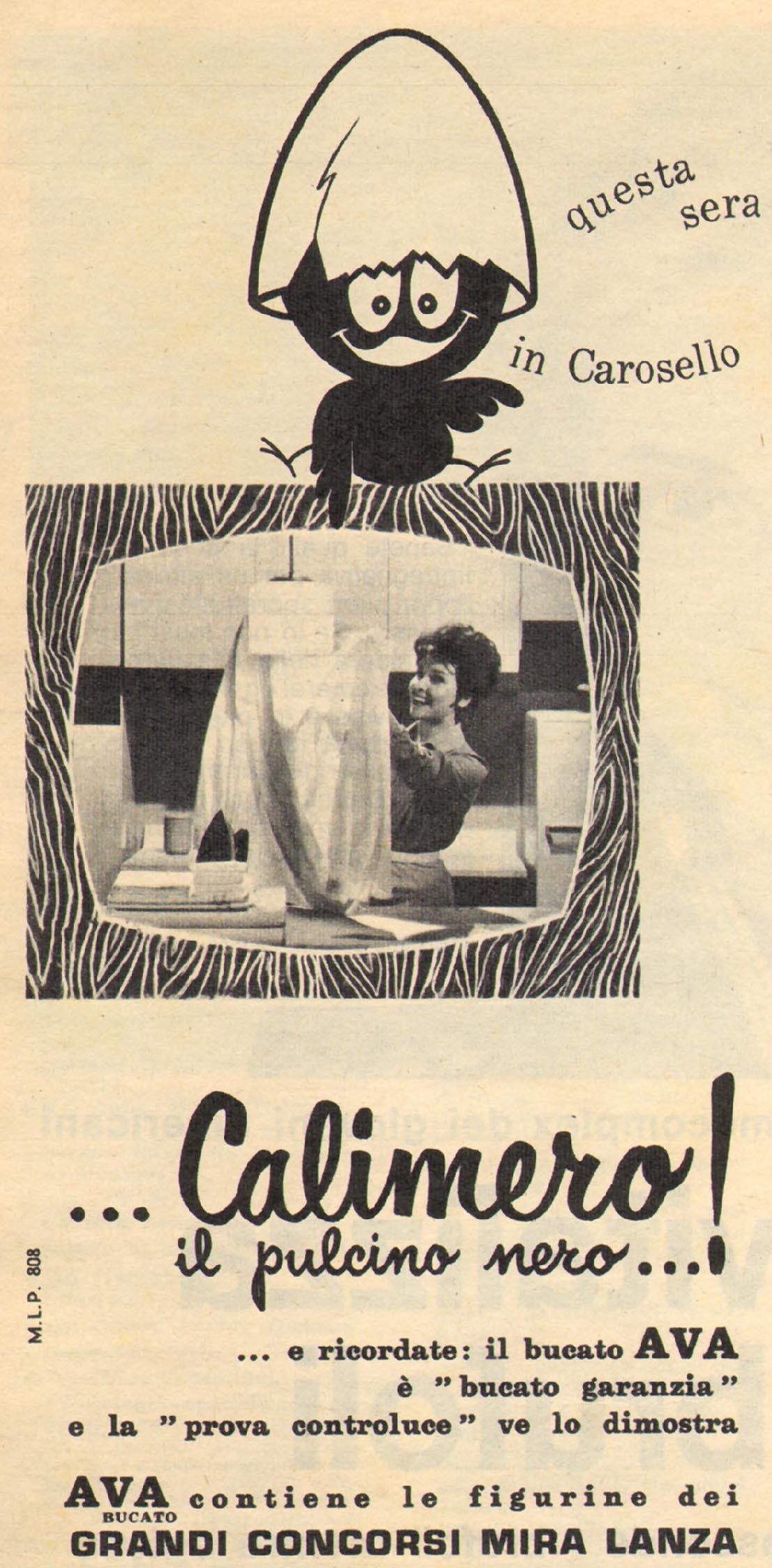 GENERAZIONI e "PICK-UP": CALIMERO, il pulcino nero (personaggio di Nino ...