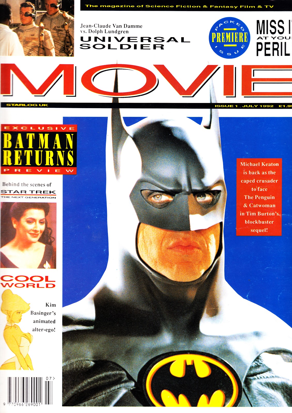 STARLOGGED - GEEK MEDIA AGAIN: 1992: MOVIE MAGAZINE (STARLOG UK)