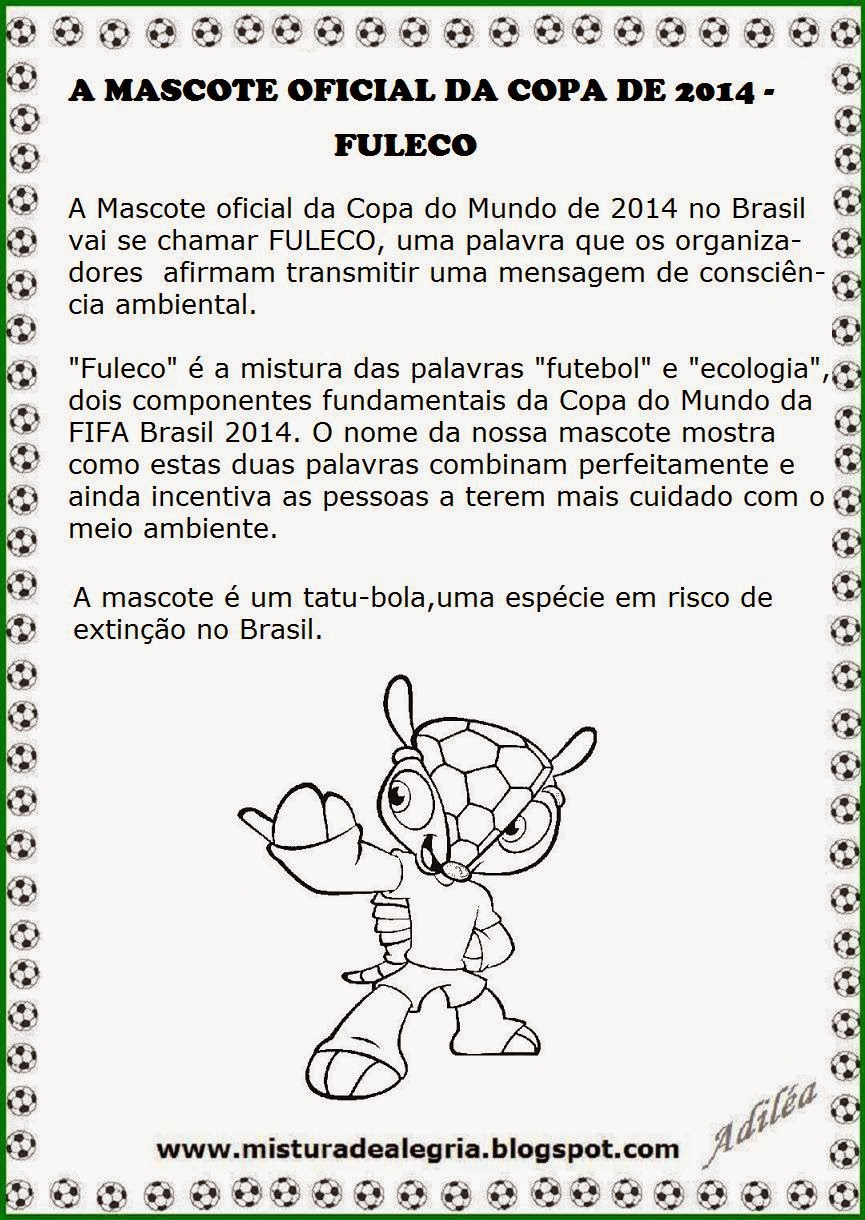 JORNAL R 7ª: COPA MUNDIAL DE 2014- LOGOTIPO PARA COLORIR/ CONHECENDO ...