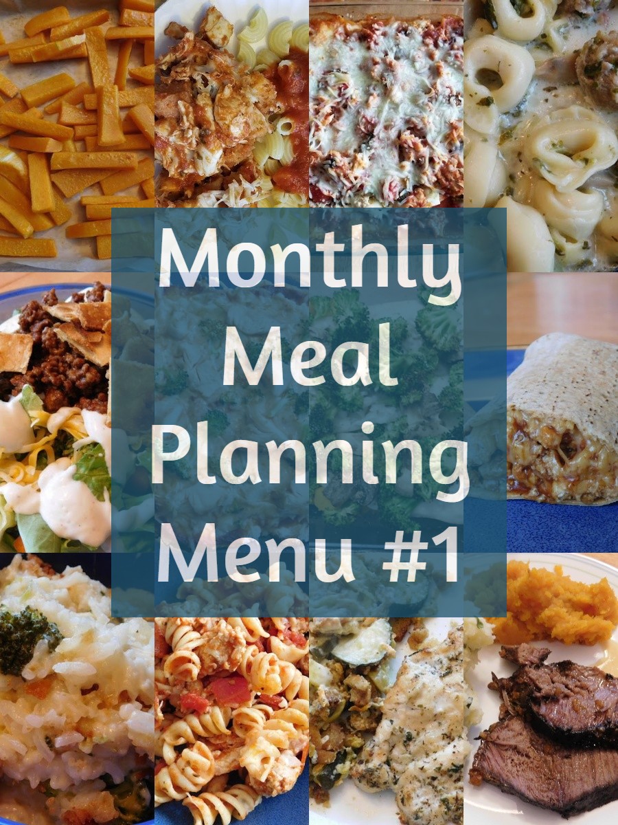 Monthly Meal Planning Menu #1