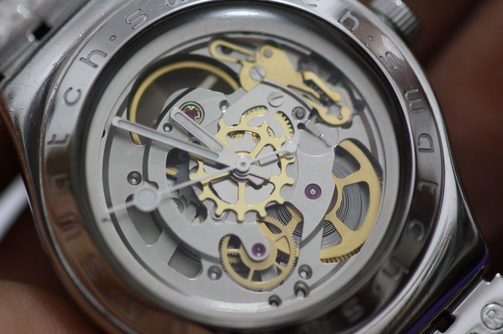 sale $ koleksi jam: Swatch Skeleton Automatic (SOLD)