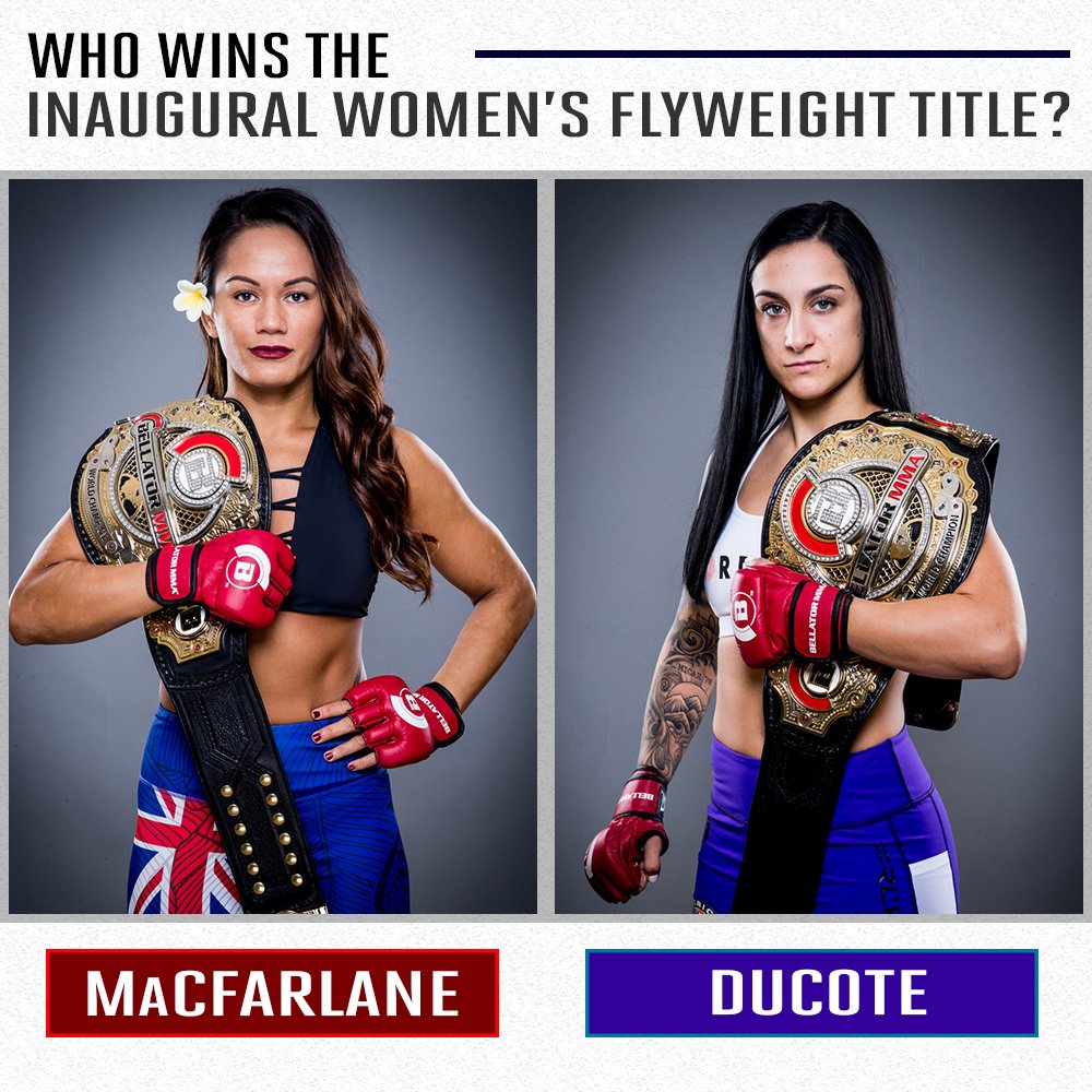 Ilima-Lei Macfarlane vs. Emily Ducote at Bellator 186 Tonight - BABES ...