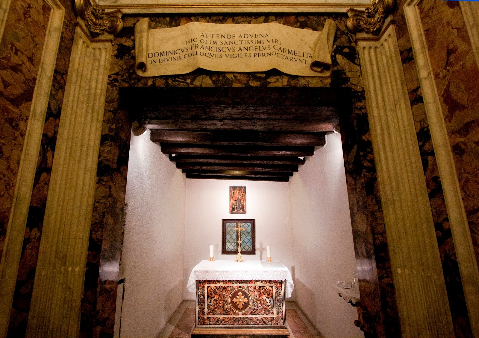 New Liturgical Movement: Historical Photo of St Dominic’s Cell in Rome