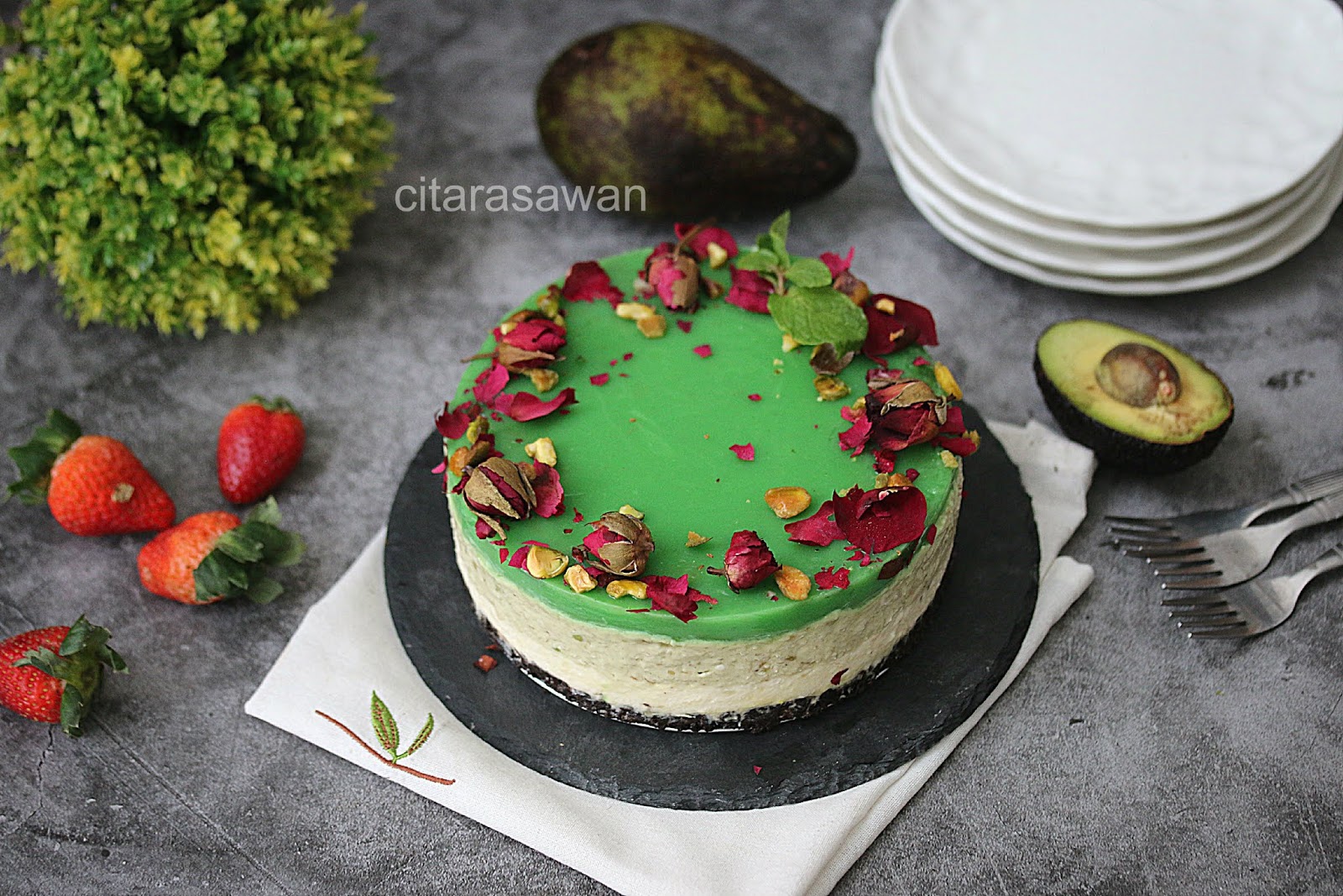 Avocado Pudding Cheesecake ~ Resepi Terbaik