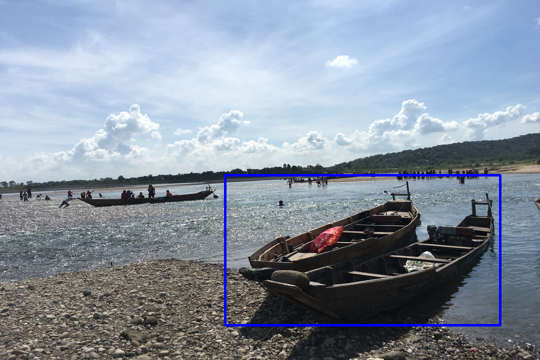 OpenCV: extraction of the image part within the bounding box