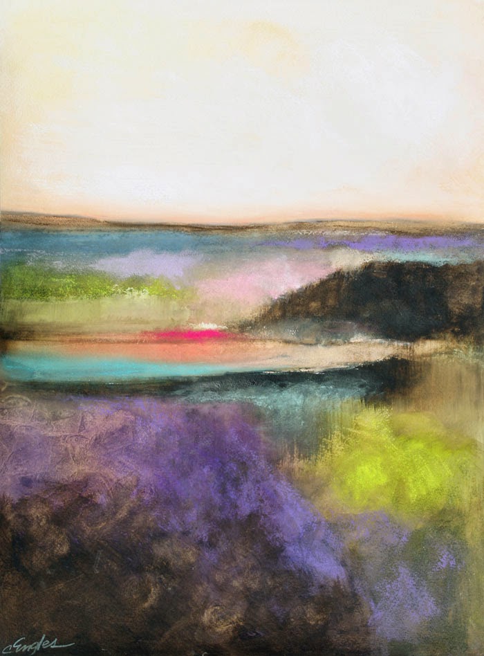 Contemporary Artists of California: Peaceful Valley, abstract landscape ...