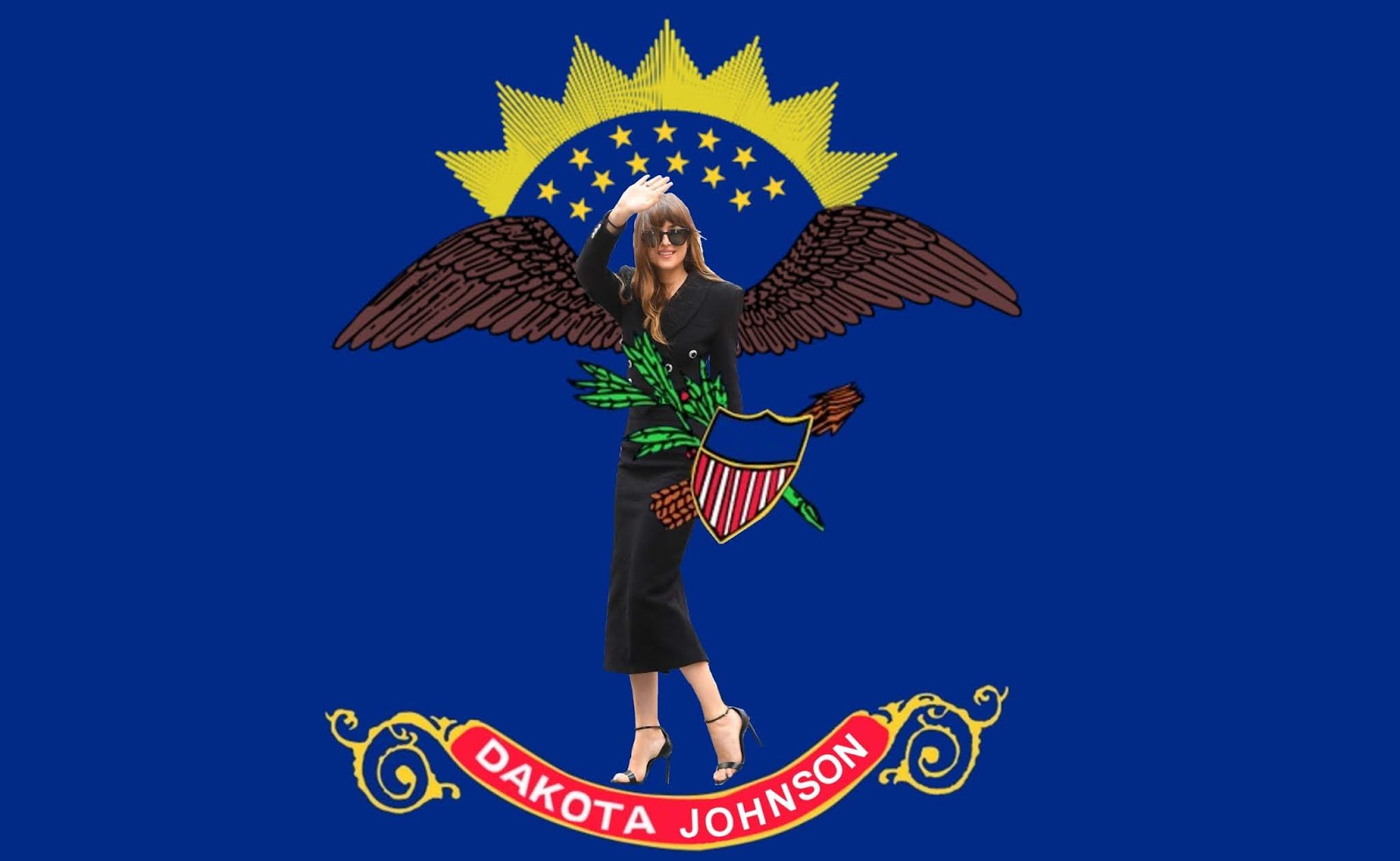 The Voice of Vexillology, Flags & Heraldry: North Dakota Dakota Johnson ...