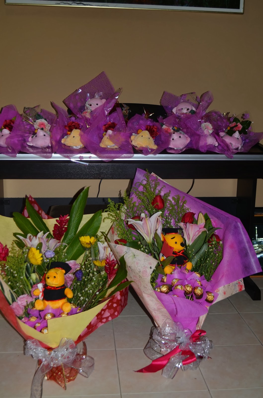 from my garden: Bunga Konvo ( How to make a Flower Bouquet For a ...