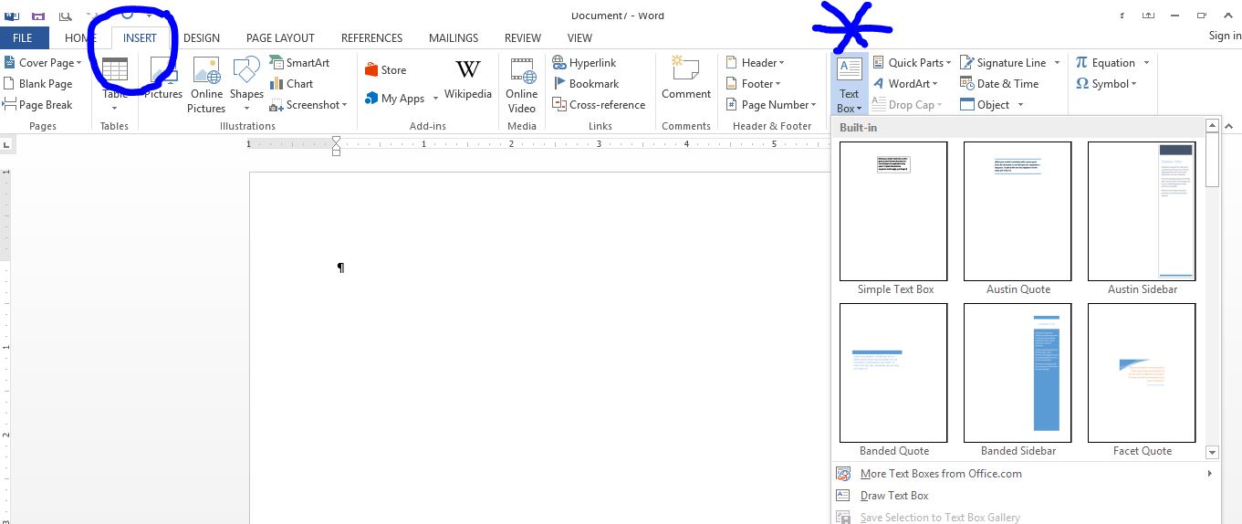Word Wizard Wishes: How to Insert a Textbox