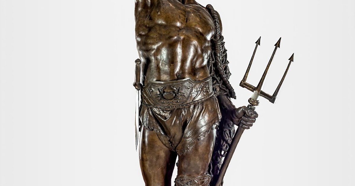Gladiator (Retiarius) by Pius Weloński in National Museum in Kraków, Poland
