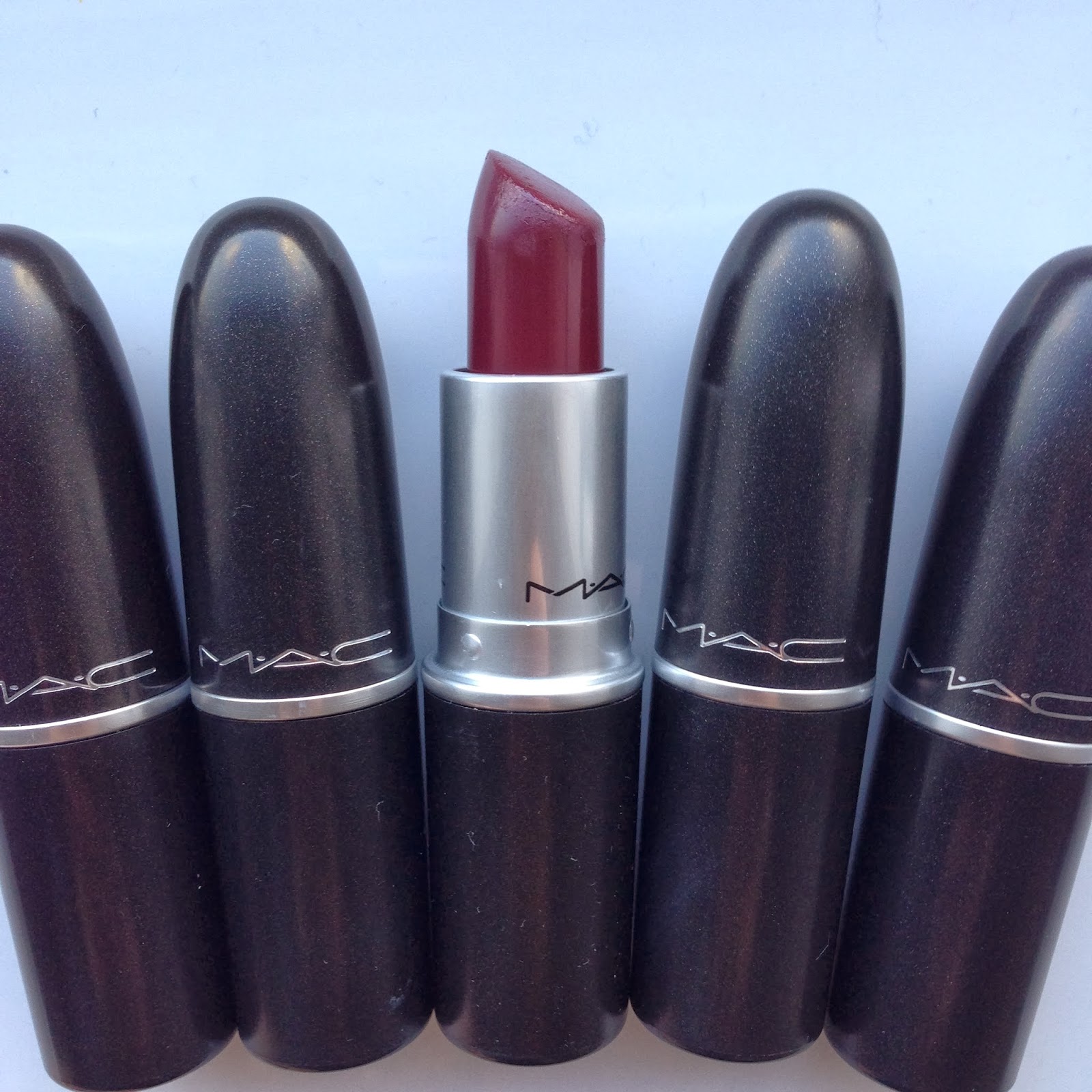 champagne tote: MAC Dark Side Lipstick Review