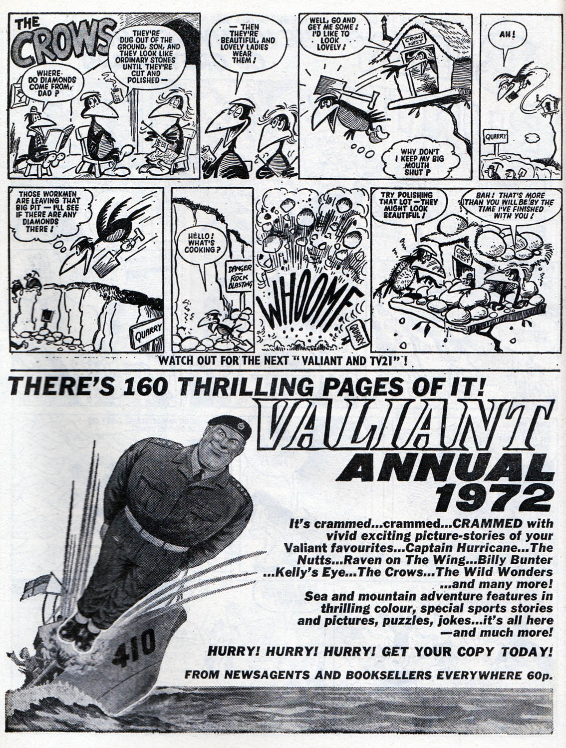 BLIMEY! The Blog of British Comics: This week in 1971: VALIANT AND TV21 ...