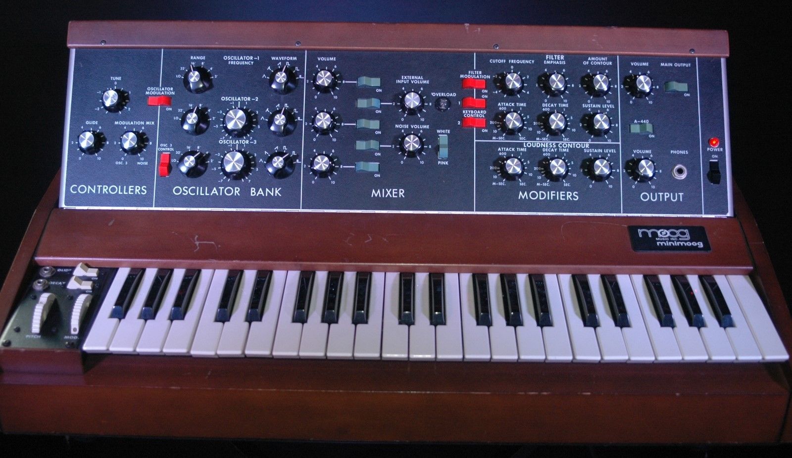 MATRIXSYNTH: Vintage Moog Minimoog D Synthesizer ca. 1979