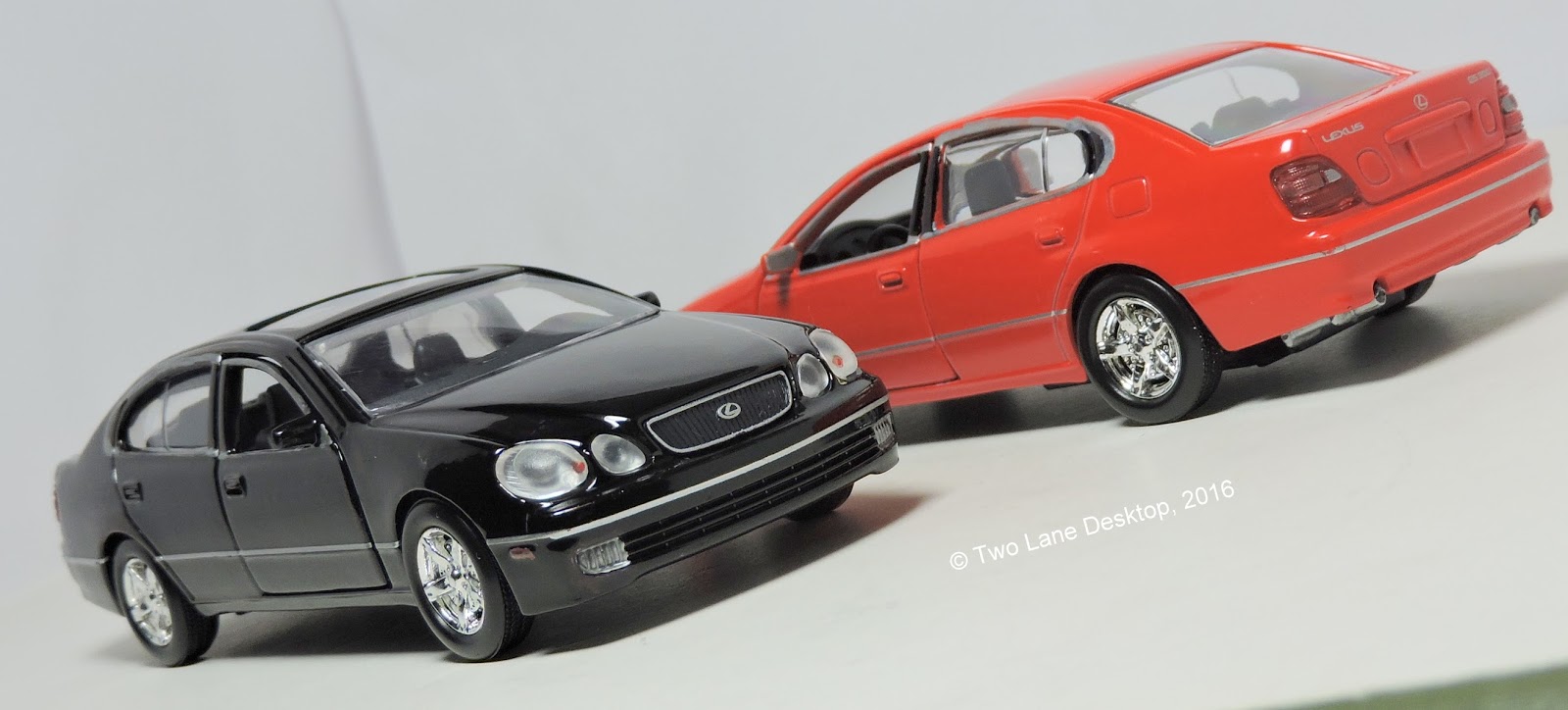 Tins Toys 1998 Lexus GS300, Kinsmart 2001 Lexus IS300, and Welly 2009 ...