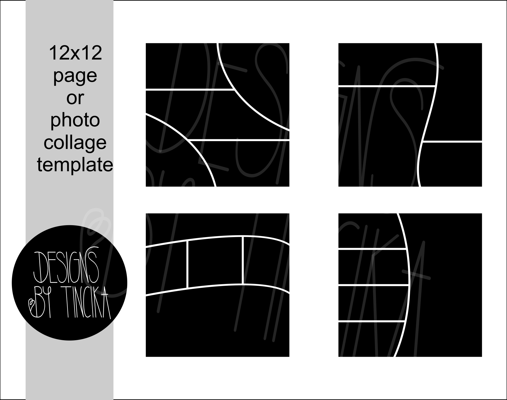 New scrapbooking layout templates + tips how to work with them ♥