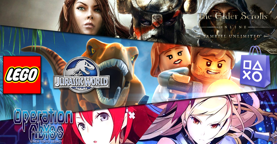 Atualização da PS Store: Elder Scrolls Online, LEGO Jurassic World ...