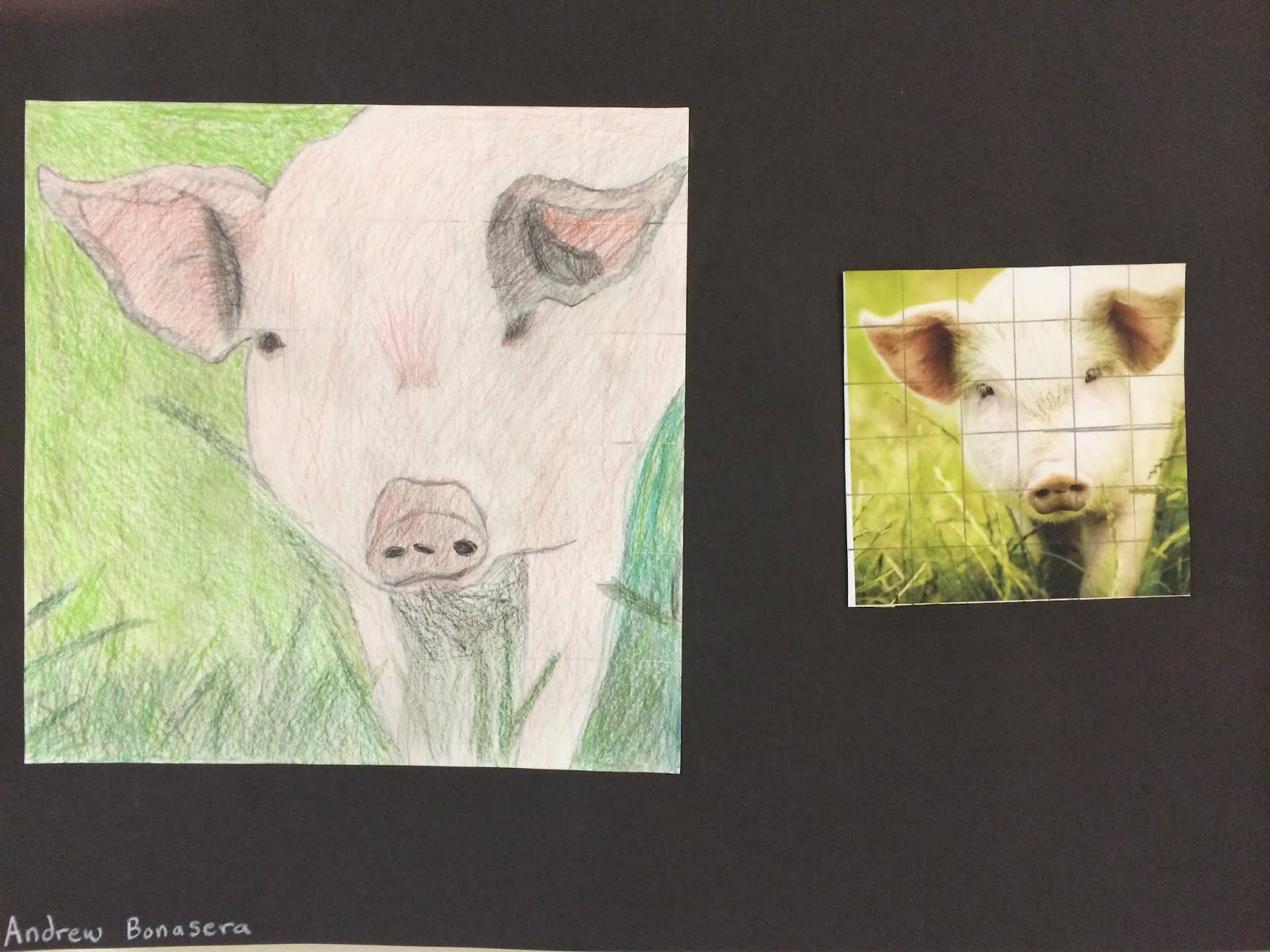 Mini Crayons: Grid Drawing