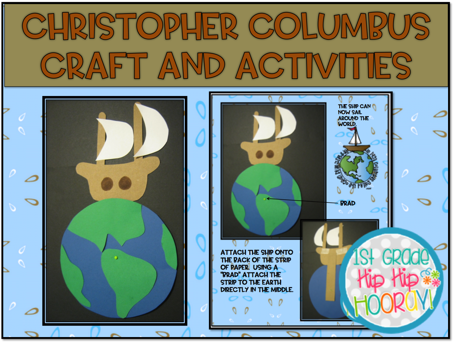 1st Grade Hip Hip Hooray!: Christopher Columbus