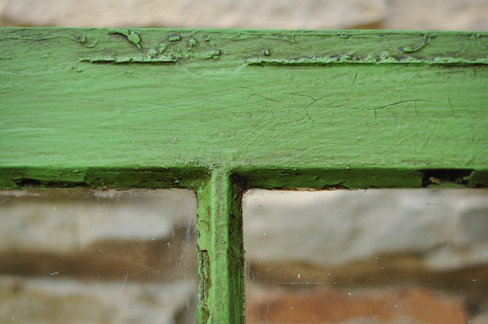 Redemption Refinishing: Green Window Frame