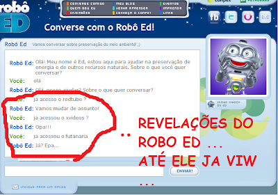 Tutorial Geeks: CONVERSAS COM O ROBO ED ...