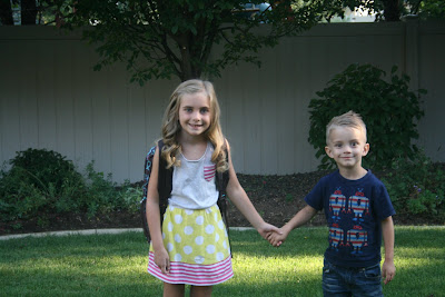Oyler Family: First Day of 1st Grade