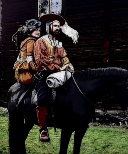 Marlein - a 16th century wardrobe: Landsknecht and trossfrau on the march