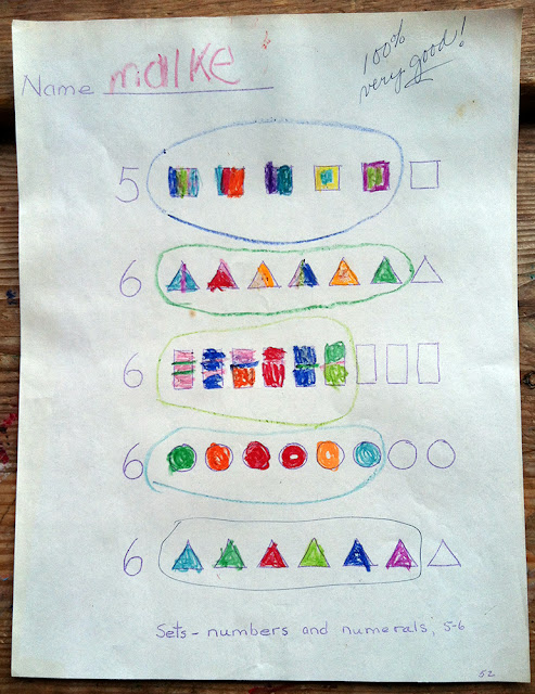 The Map is Not the Territory: Found Math: My 1970's Kindergarten ...