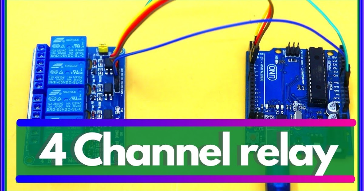 4 channel relay module interfacing with Arduino Uno Tutorial in English ...