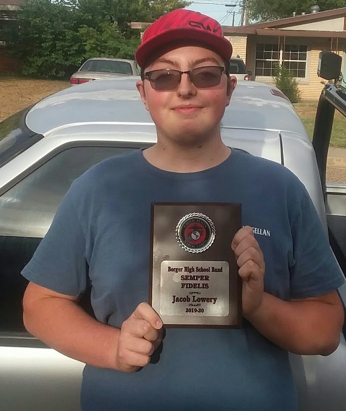 Borger High School Band "Semper Fidelis” Award