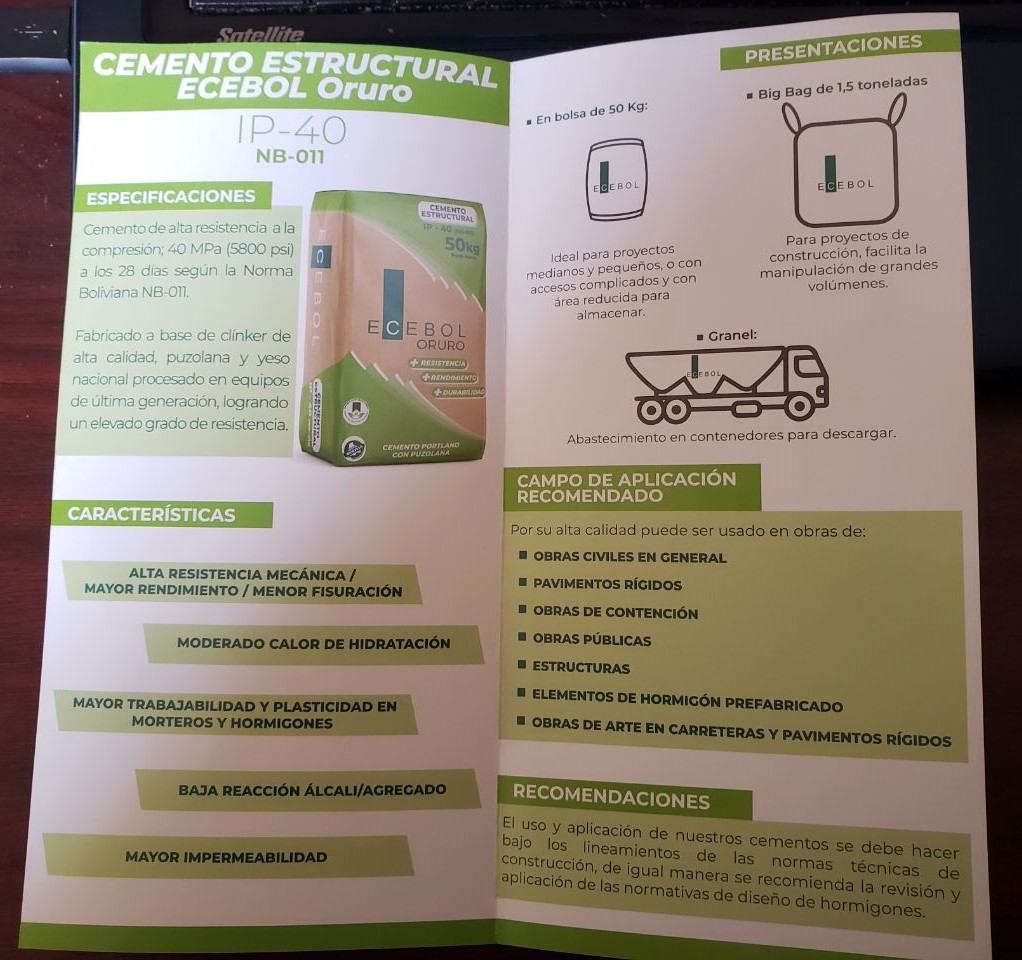 Donde comprar Cemento de ECEBOL? | Empresas Estatales de Bolivia