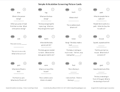Testy yet trying: Free Simple Articulation Screening Tool