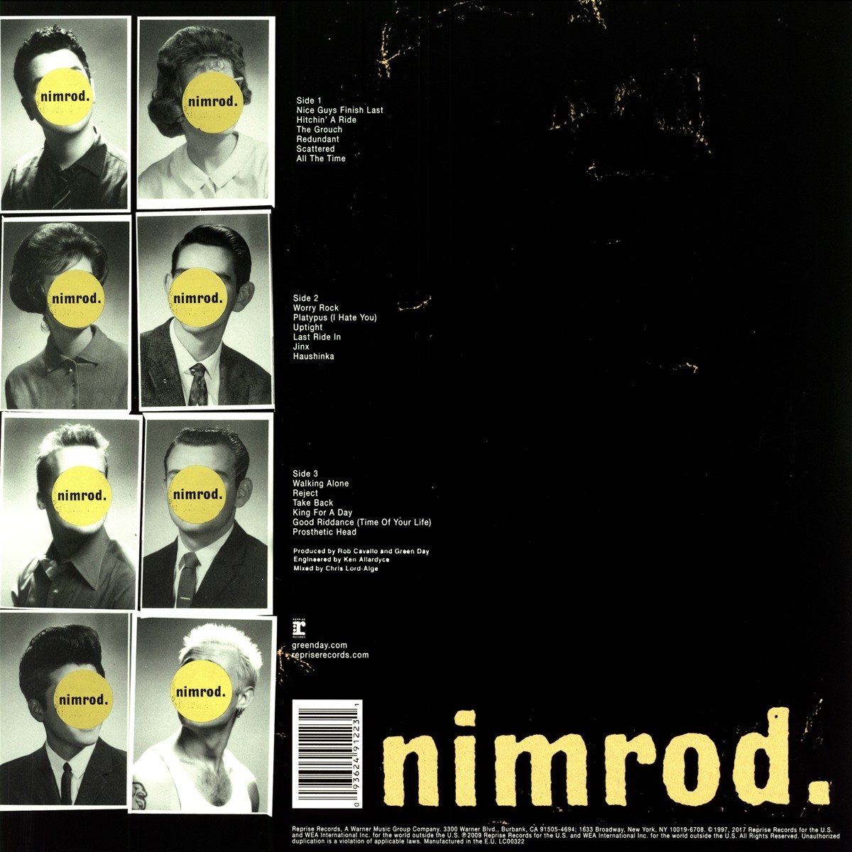 Classic Rock Covers Database: Green Day - Nimrod (1997)