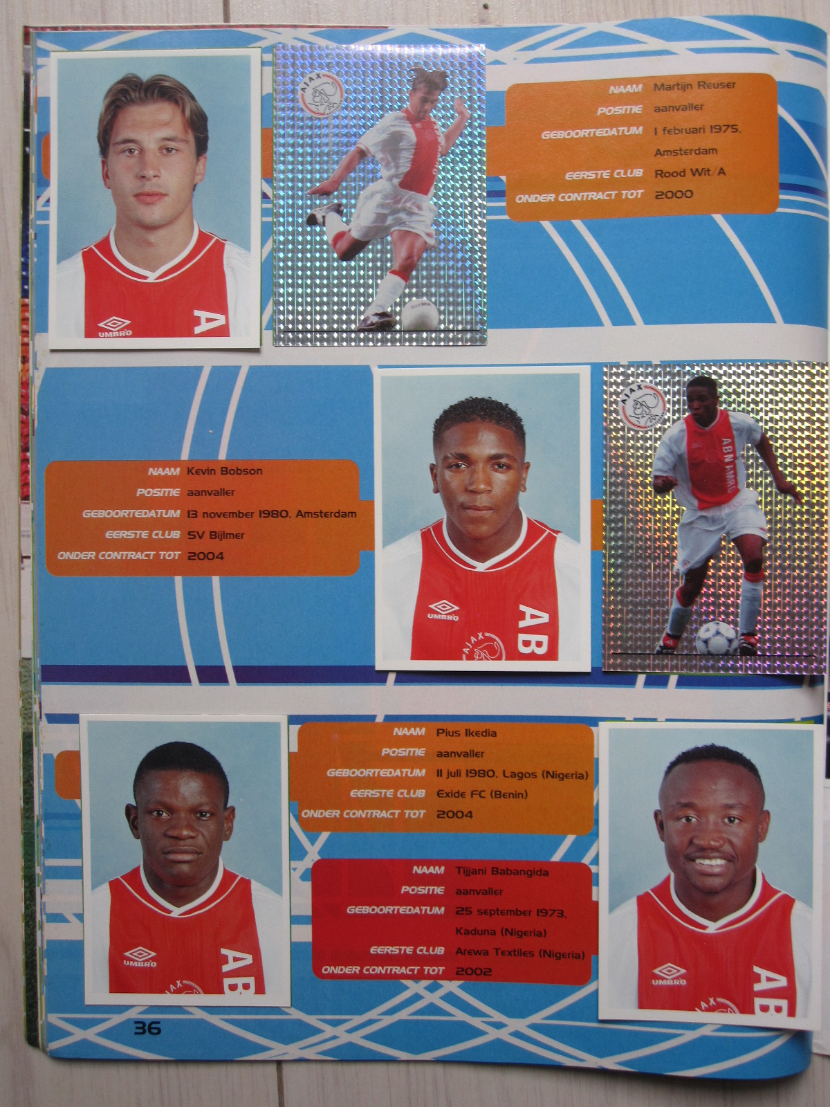 Only Good Stickers: Panini Ajax 2000