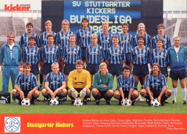 Botões para Sempre: Stuttgarter Kickers 1992