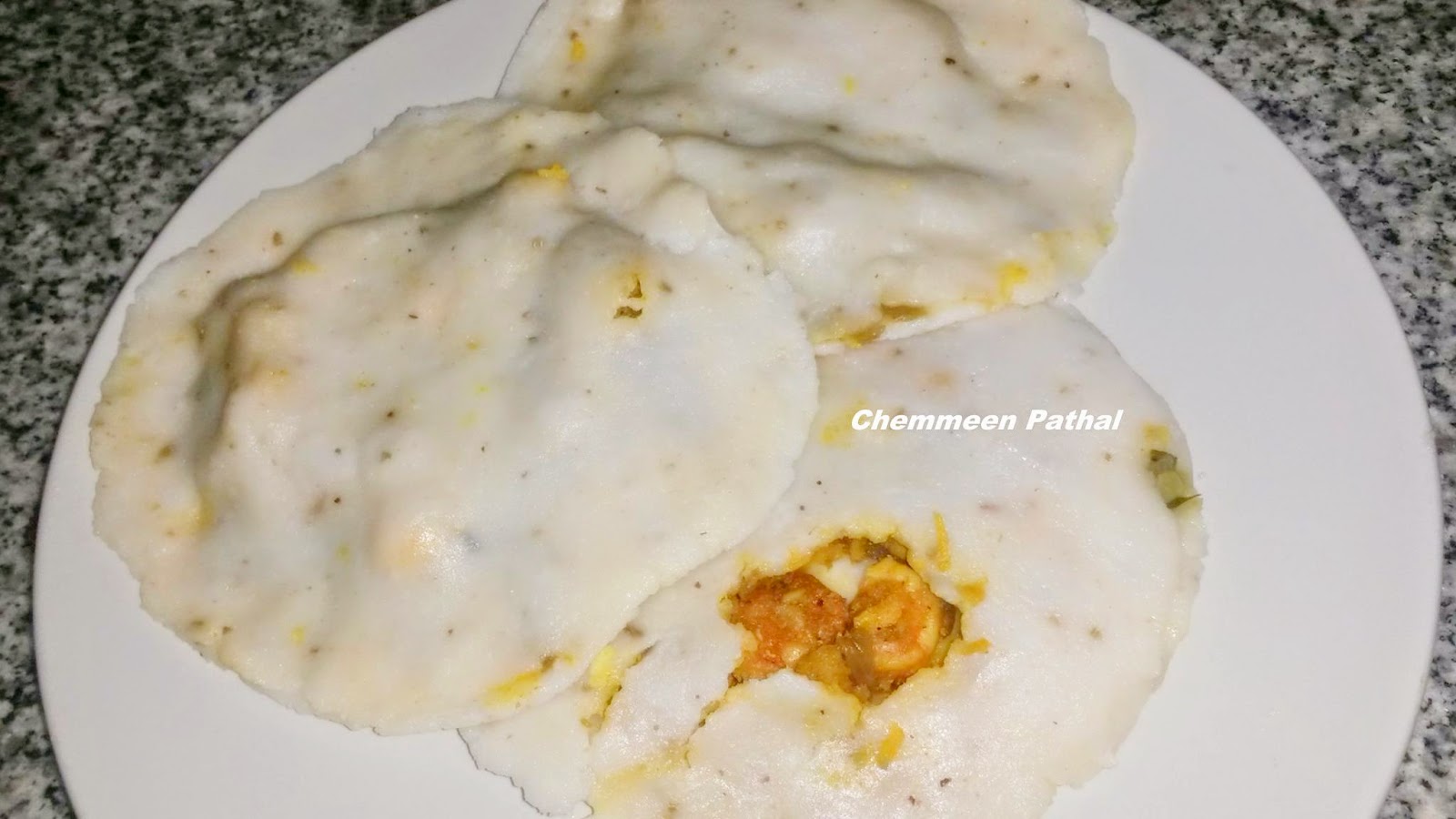 Fam's Culinary Recipes: Chemeen pathal or Steamed Prawns Masala stuffed ...