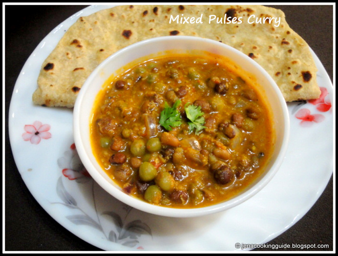 JenaCookingGuide: Mixed Pulses Curry | Pancha Dhaanya Kurma | Pulses Curry