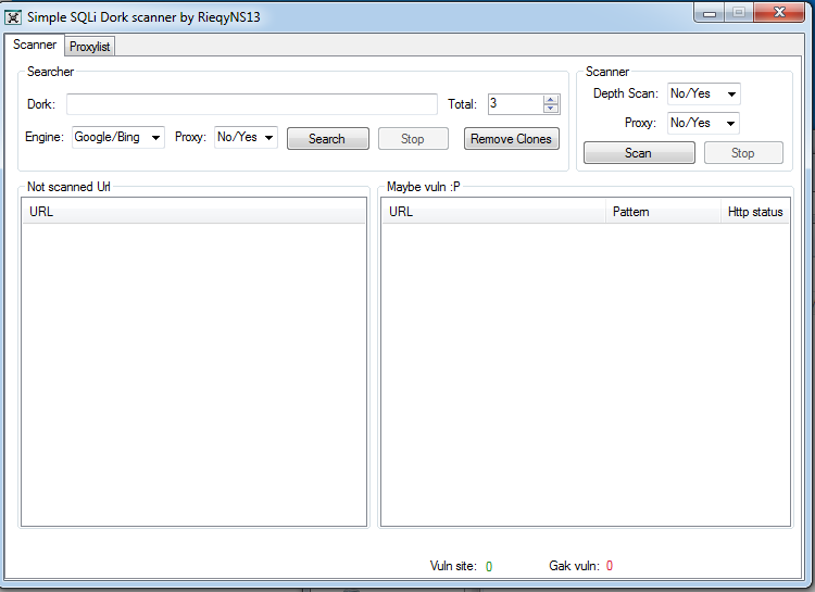 Simple Sqli Dork Scanner 2019