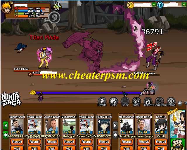 Cheat Ninja Saga 1 Hit Kill with Cheat Engine Terbaru 2018 - Cheater Sawati