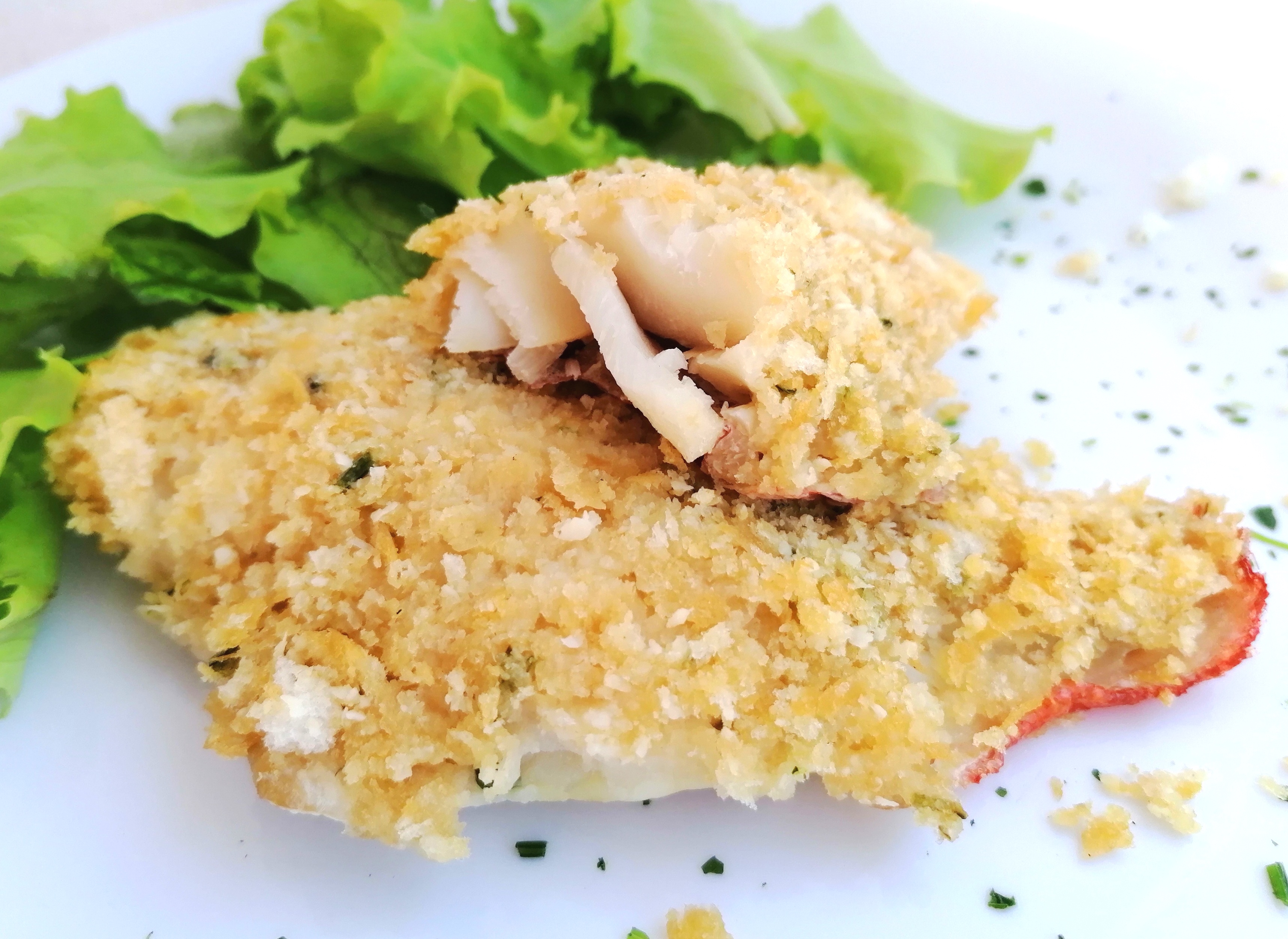 Filetti di scorfano gratinati (secondi)