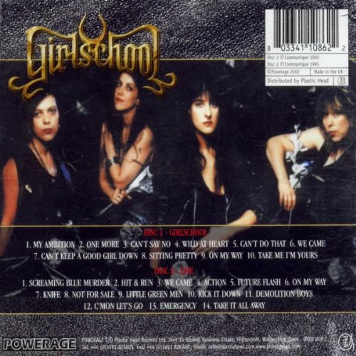 Classic Rock Covers Database: Girlschool - Girlschool (1992)