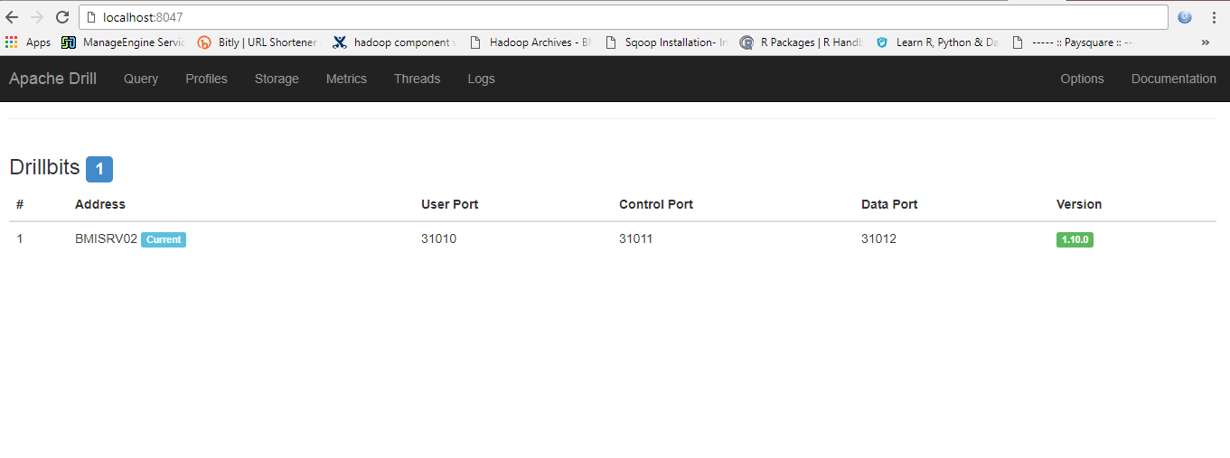 Drill 1.10.0 Installation & Configuration ~ For New Generation Of ...