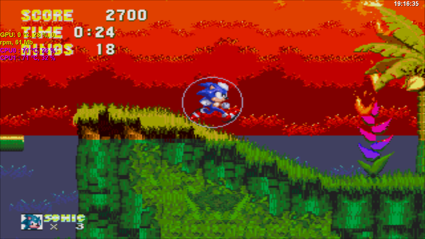 Retro Gaming Screenshots: Sonic 3 Act 1 Screenshots