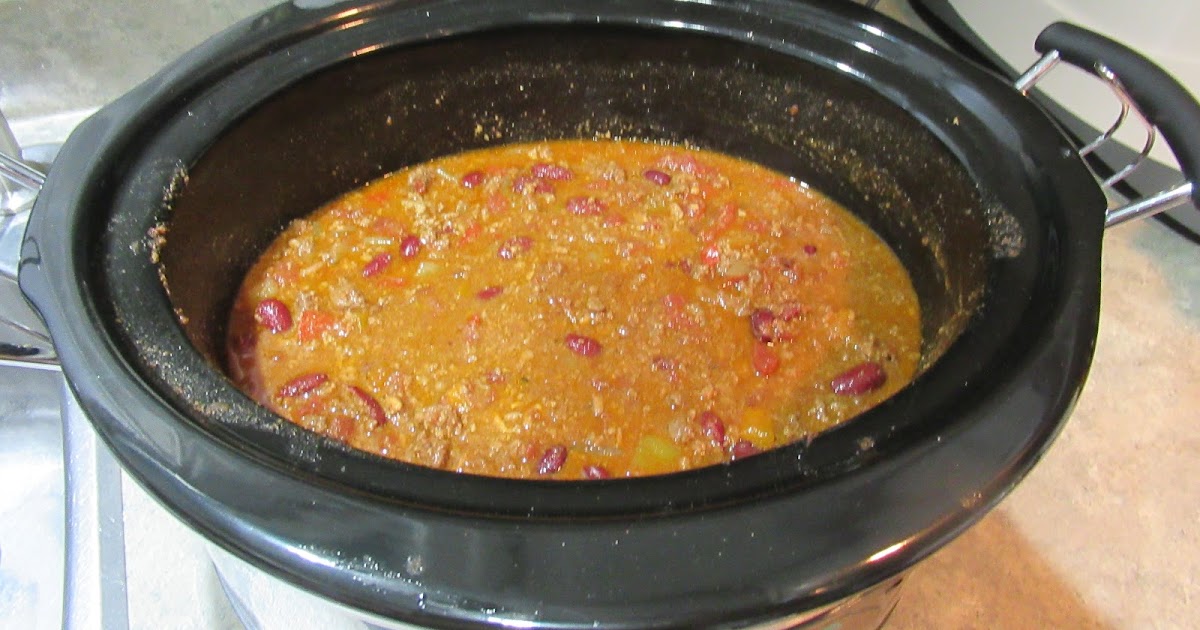 Les recettes de cuisine de Chantal: CHILI À LA MIJOTEUSE