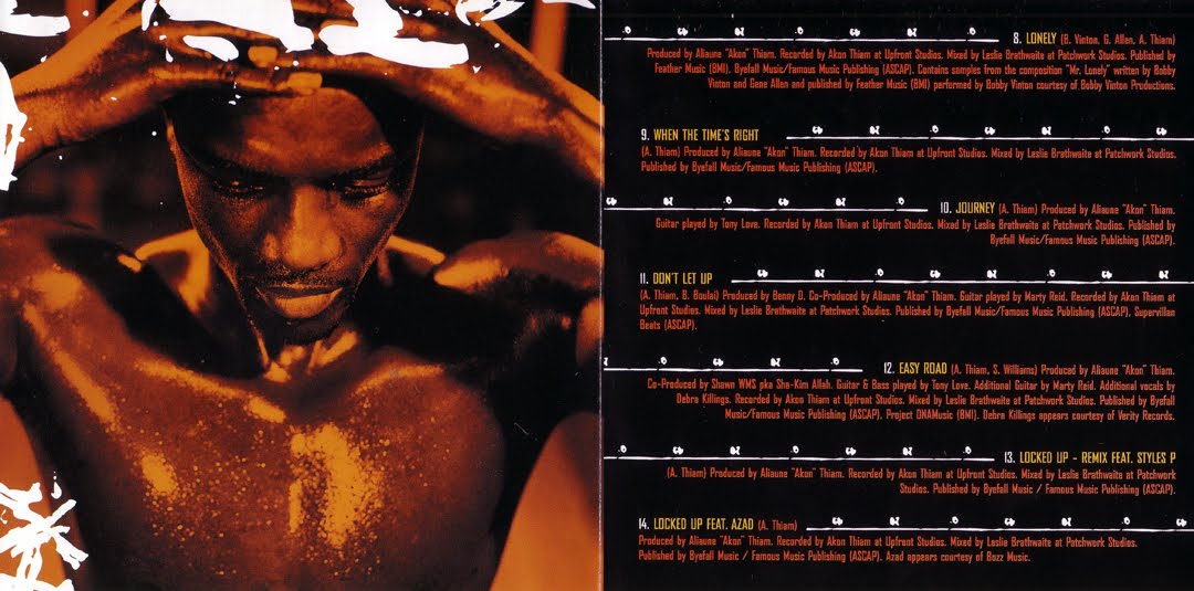 Encarte: Akon - Trouble - Encartes Pop