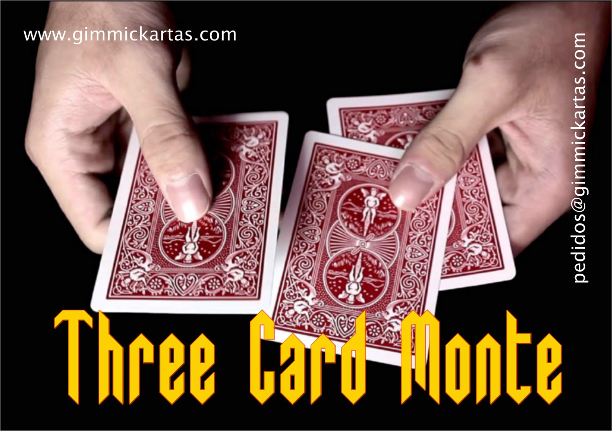 Cartas Trucadas - Gimmickartas: THREE CARD MONTE - 15€