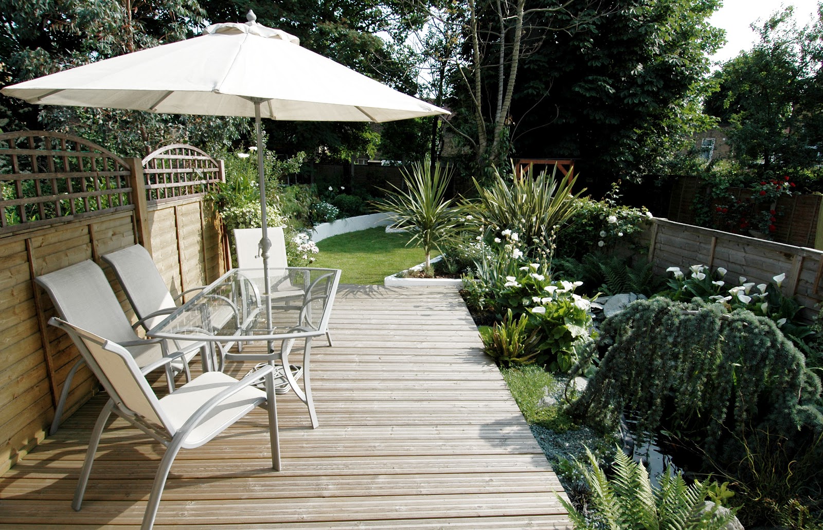 Garden Designs For Long Gardens - Landscape Design Ideas