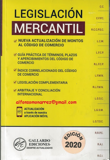 LIBROS EN DERECHO: LEGISLACION MERCANTIL CODIGO DE COMERCIO