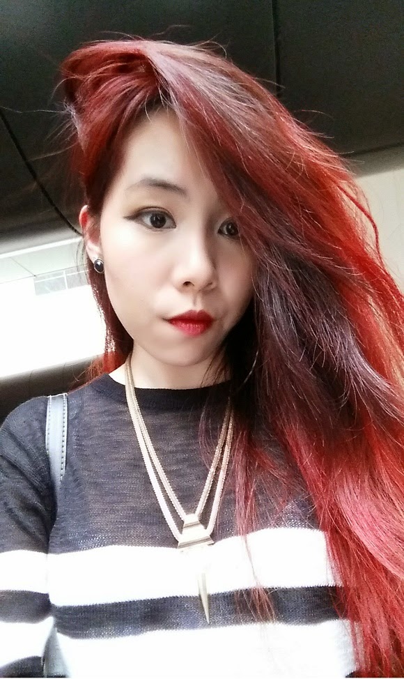 Melody: DIY: Gradient Red Hair (w/ Pastel Pink)