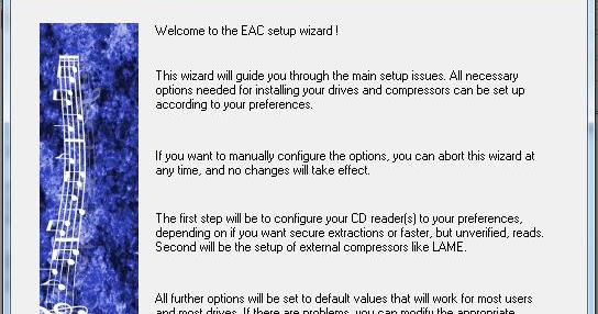 DoVinilAoCD - FLAC: Tutorial Sobre EAC (Exact Audio Copy)