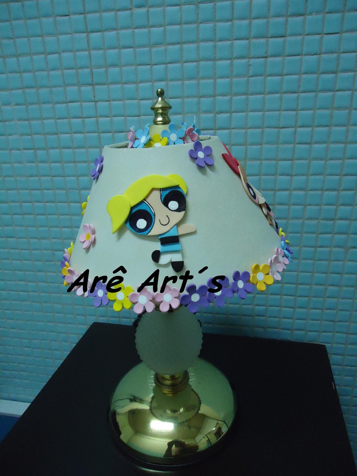Arê Art´s: Abajur Decorado!